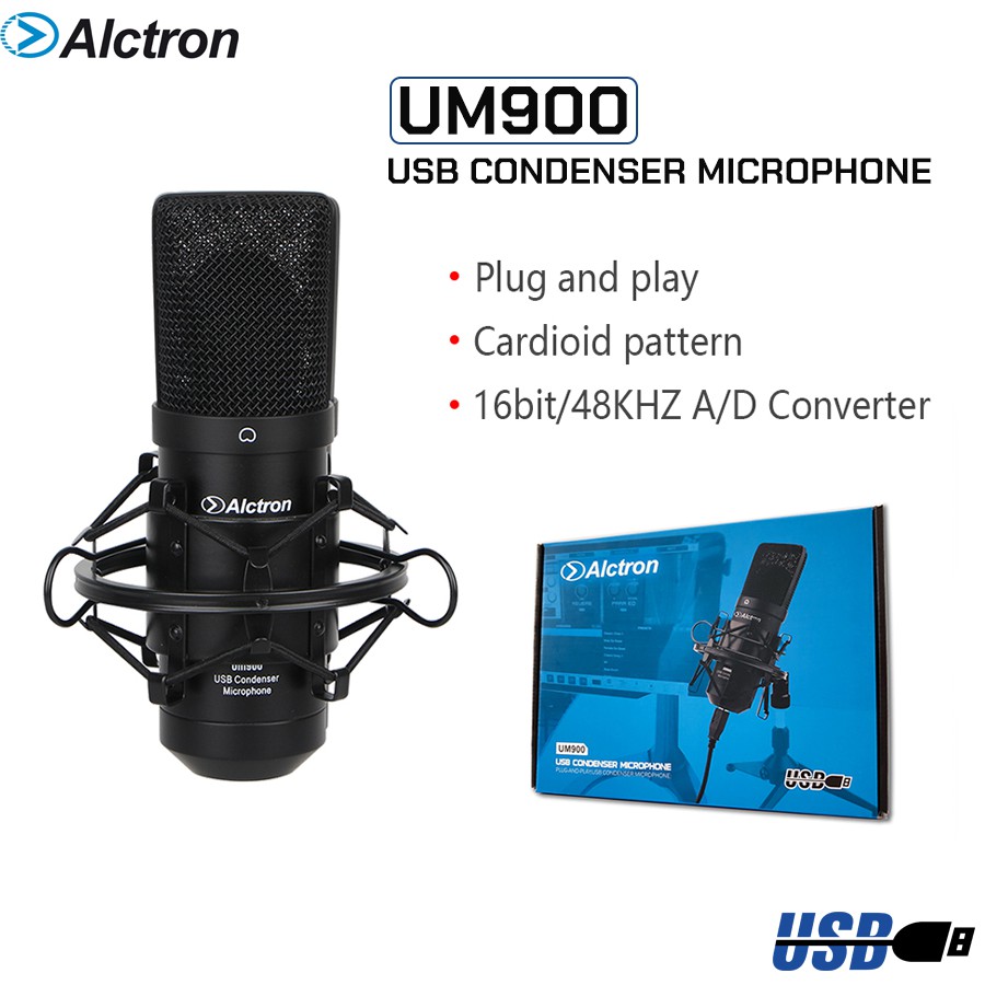 Alctron UM900 USB Condenser Microphone สินค้ารับประกัน 1 ปี - it.station.shop1 - ThaiPick