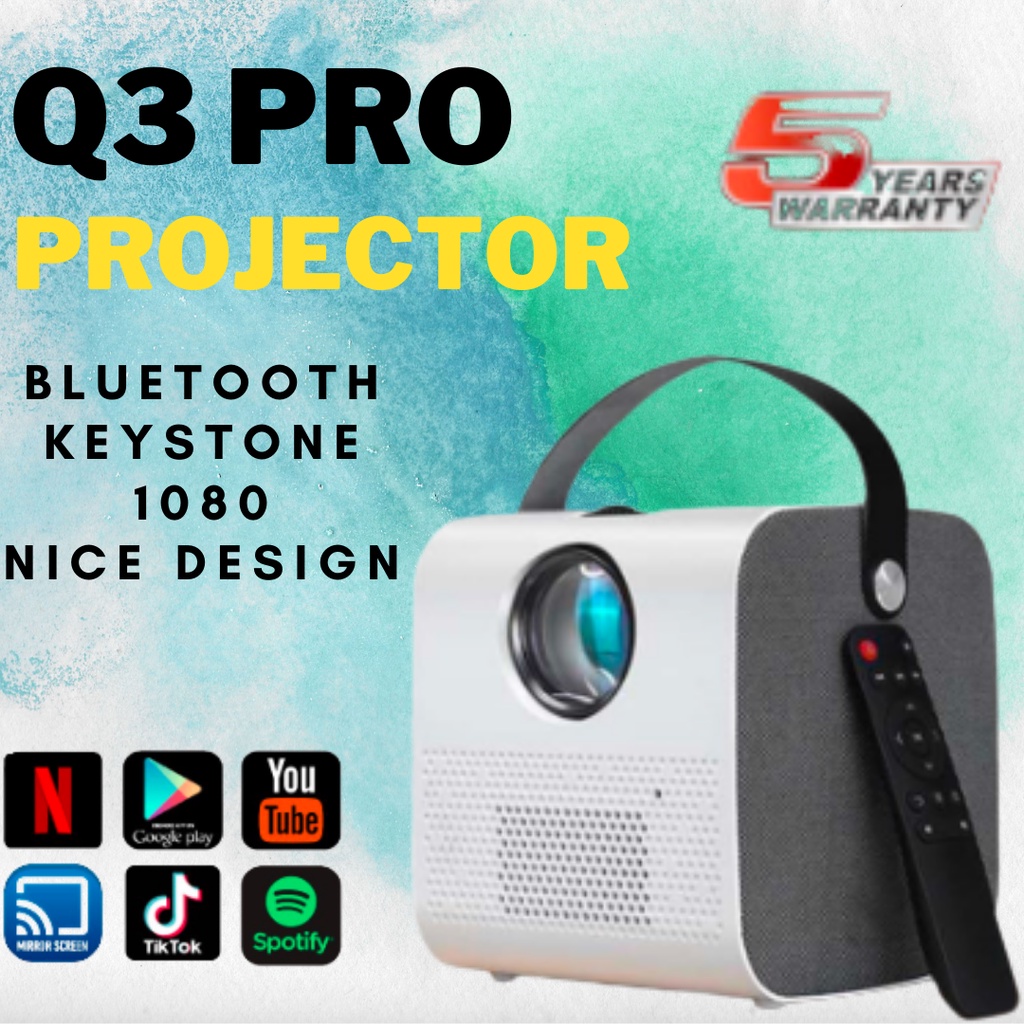 จัดส่งภายใน 24 ชั่วโมง1080P HD แอพในตัว Android Q3 Pro Projector XTON ...