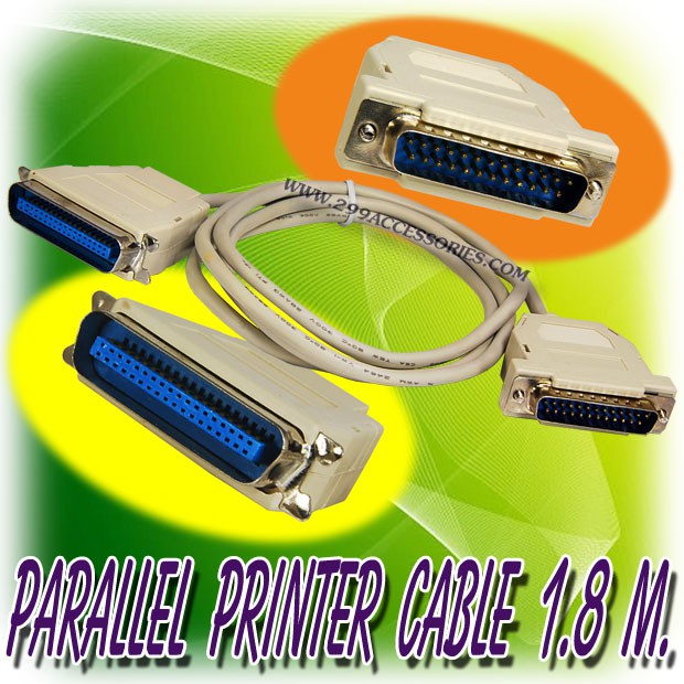 สายปริ้นเตอร์ Cable Parallel PRINTER 1.8M หัวประกอบ | Shopee Thailand