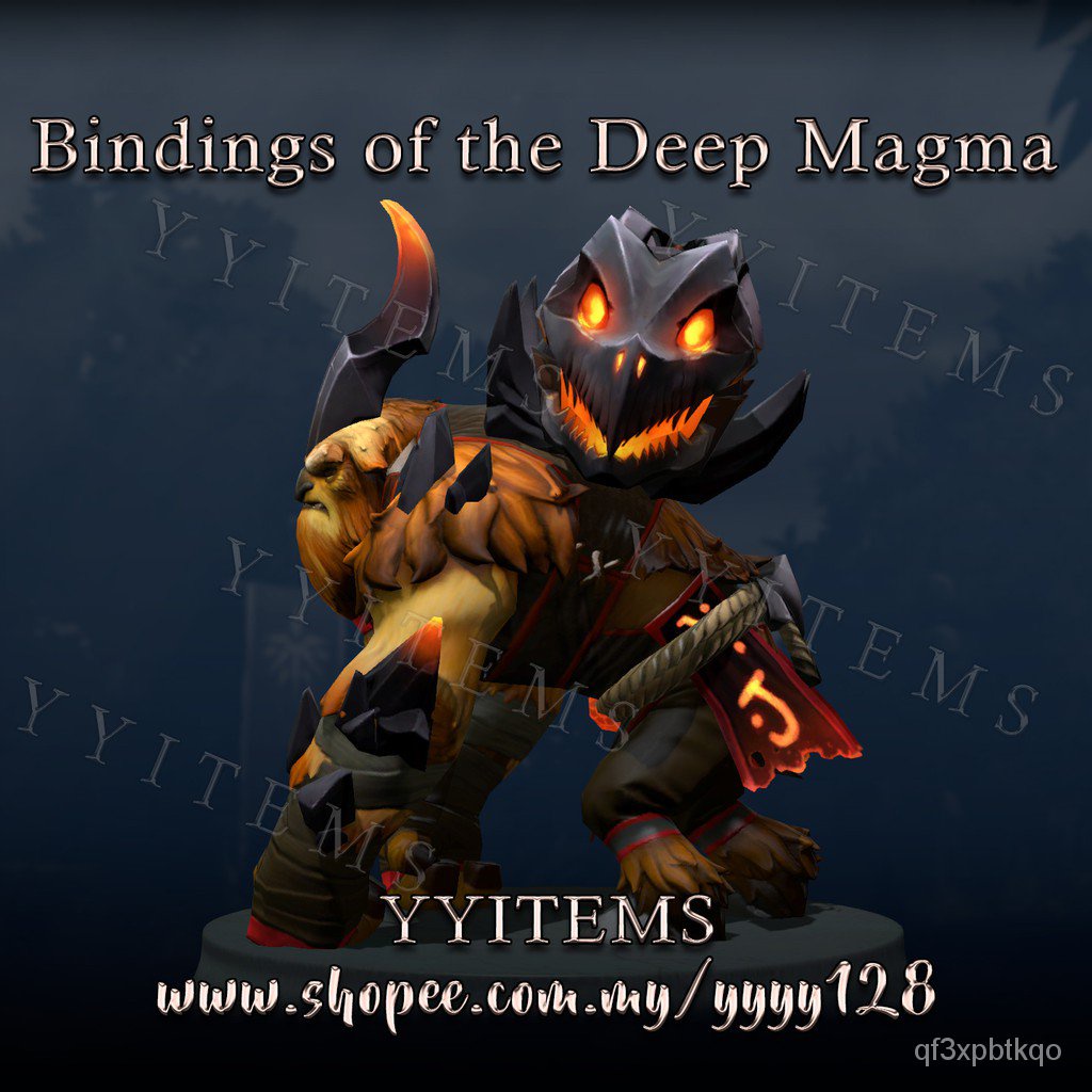 DOTA2 Earthshaker (ES) Bindings of Deep Magma “Mythical Set” ป้อมปืน2 ...