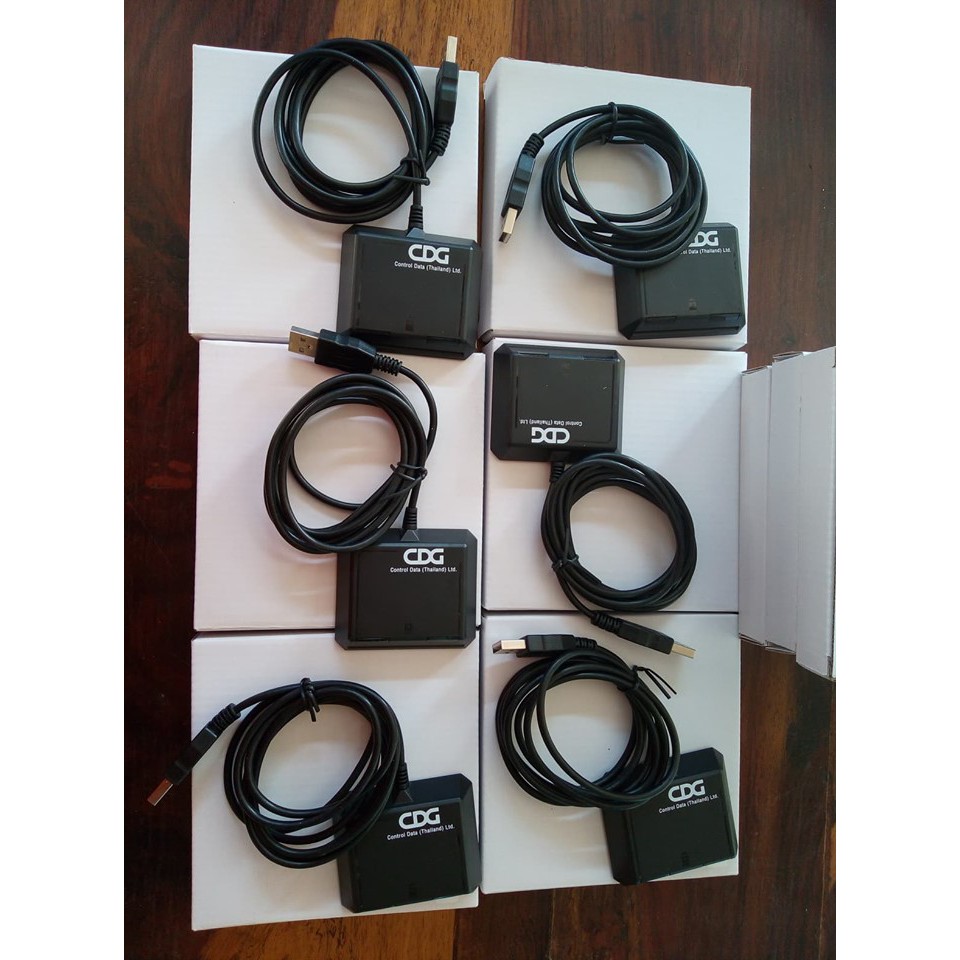 เครื่องอ่านบัตรประชาชน Smart Card Reader รุ่น CDG Feitian SCR301 ...