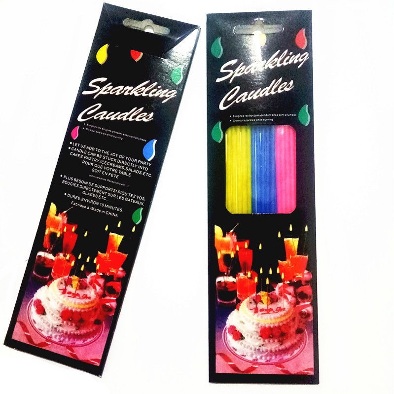 *พร้อมส่งในไทย* SK001 เทียนประกายไฟ Sparkling Candles เทียนวันเกิด ...