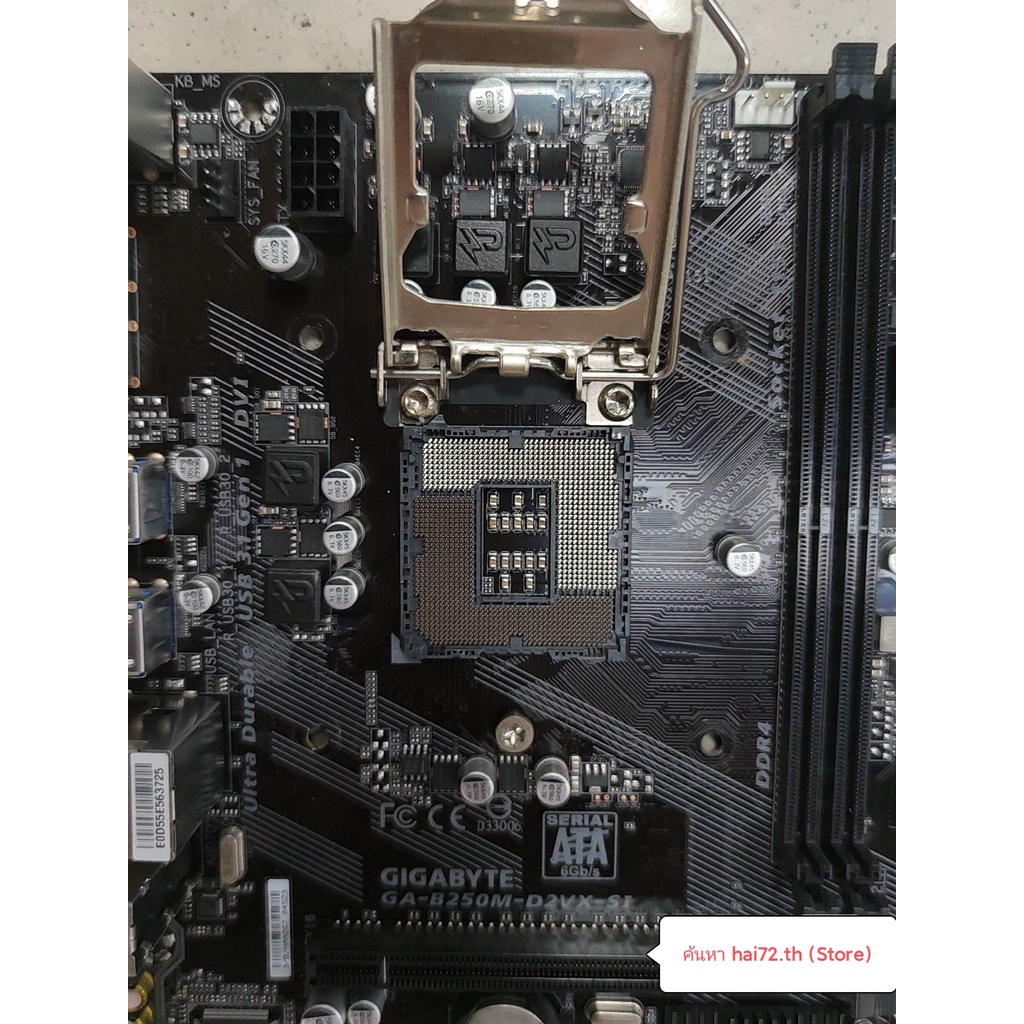Gigabyte Technology Gigabyte b250m-d2vx-si เมนบอร์ดภาพจริง สีใหม่มาก ทดสอบแล้ว ซื้อดี ฟังก์ชั่น ...