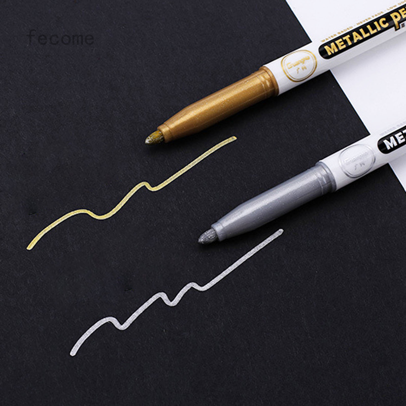 15/20Colors Metallic Marker Pen Marker Soft Brush Pen For DIY ...