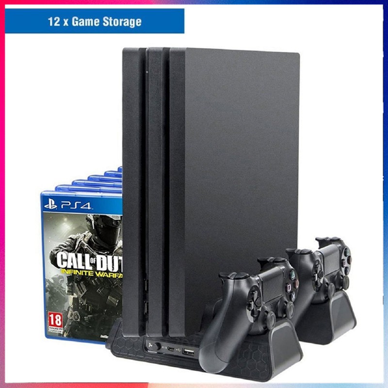 PS4/SLIM/PRO Cooling Vertical Stand Multifunctional Cooler Radiator ...