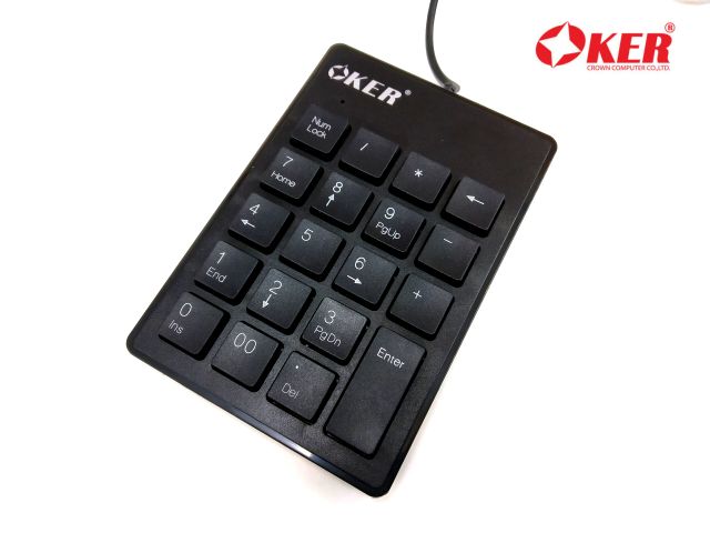 Keyboard OKER SK-975 คีย์บอร์ด แป้นตัวเลข Numberic Mini Keypad ...