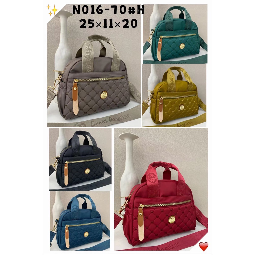 กระเป๋าผู้หญิง 2 ฟังก์ชั่น Ernes Angeline ORI EA N016-70 - galaxybag.th ...
