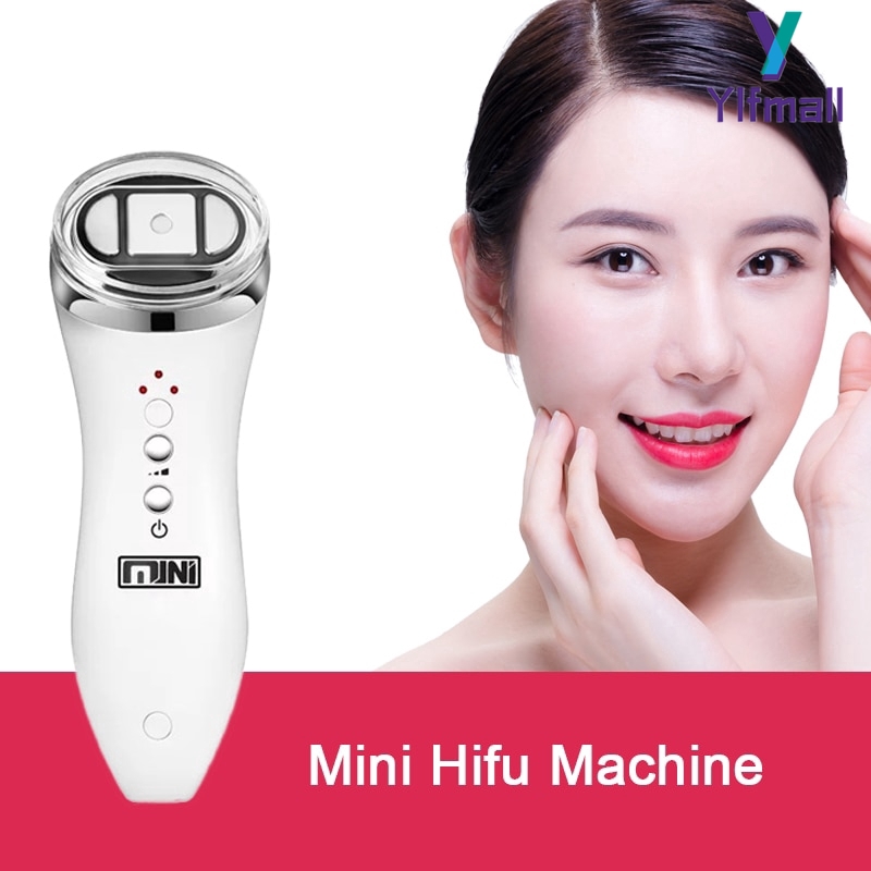 MINI HIFU เครื่องต่อต้านริ้วรอยกระชับผิวหน้า Ultrasonic วิทยุความถี่ ...
