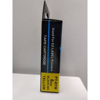 เทปพิมพ์ อักษร ฉลาก เทียบเท่า Label Pro สำหรับ Casio XR-6WE1 XR6WE1 XR ...