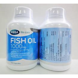 MEGA Fish Oil ฟิชออย FishOil น้ำมันปลา 30 เม็ด100 เม็ด - udomphol ...