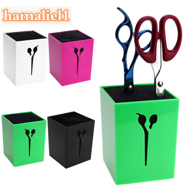Salon Hairdressing Scissors Holder Comb Clamps Stand Organizer Salon ...