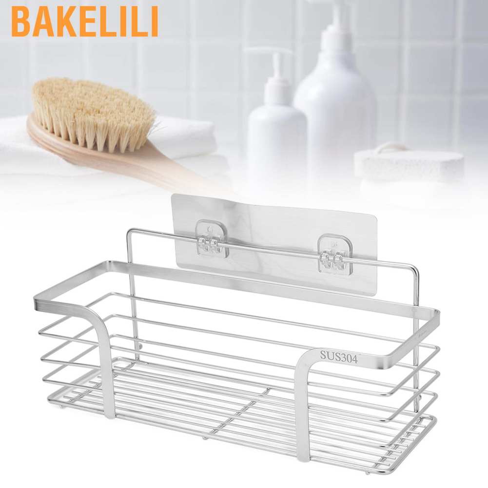 Bakelili Hair Salon Basket Shelf Stainless Steel Shampoo Conditioner ...