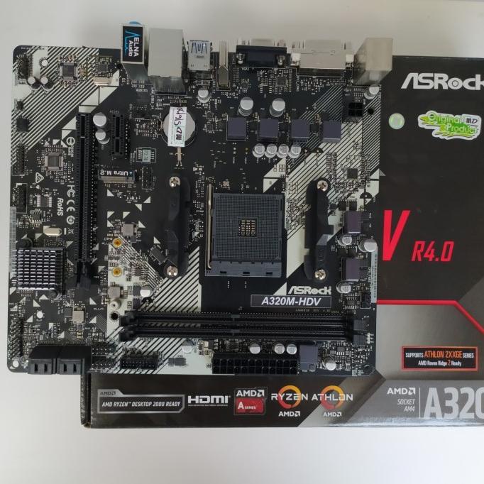 Asrock A320M - Hdv (Am4, Amd Promontory A320, Ddr4, Sata 3) | Shopee ...