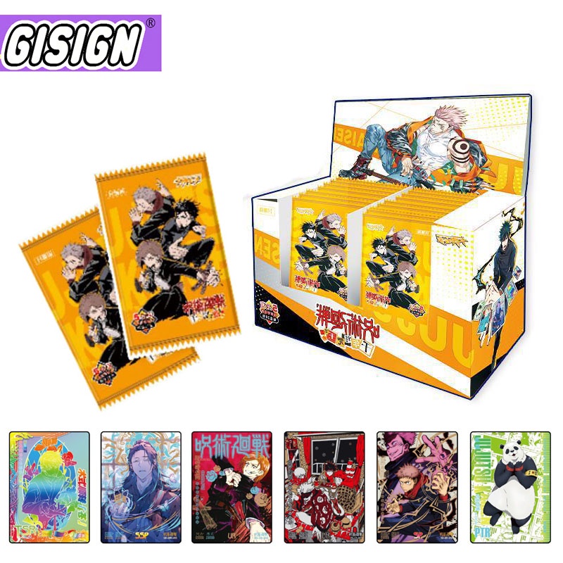 เกมแผ่นJapanese Anime Jujutsu Kaisen Collection rare Cards box satoru ...