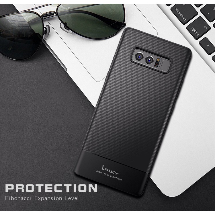 iPaky Carbon Fiber Case for Samsung Galaxy Note 8 เคส ไอปากี้ รุ่นคาร์บอน ไฟเบอร์ สำหรับ ซัมซุง ...