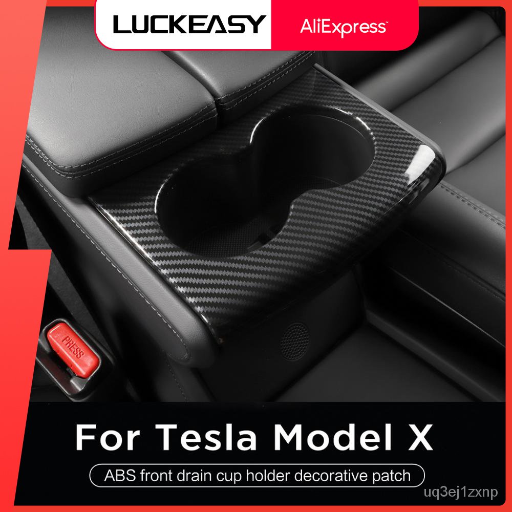 ️Car Styling Console Gearshift Handle Head Frame Cover Carbon Fiber ...