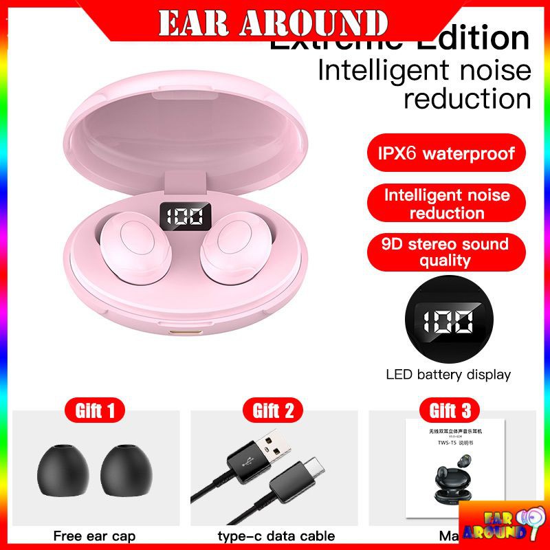 ☃Bluetooth Noise Cancelling Earbuds For Xiaomi Redmi Phones PJD A6S ...