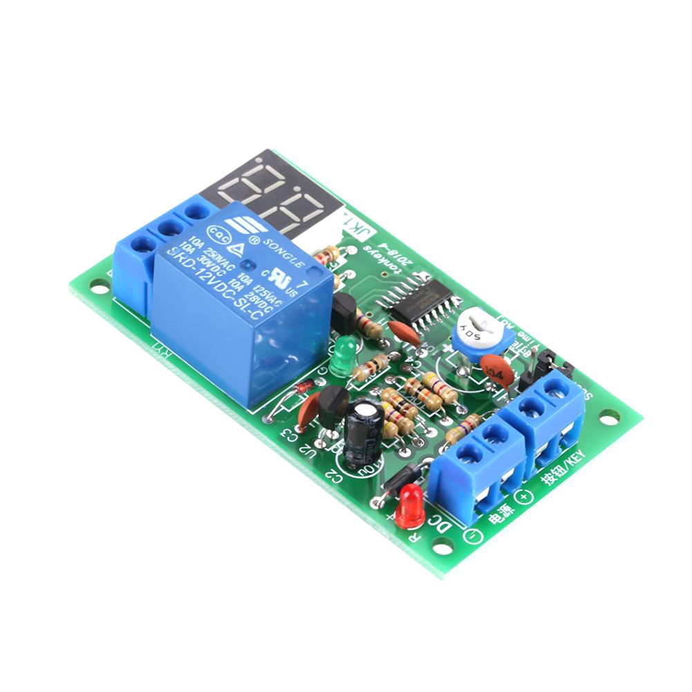 12V DC Infinite Cycle Delay Timing Timer Relay ON OFF Switch Loop ...