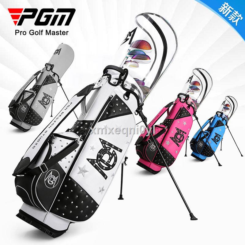 PGM 2022 new golf bag ladies bracket bag Korean version club bag transparent ball cap waterproof ...