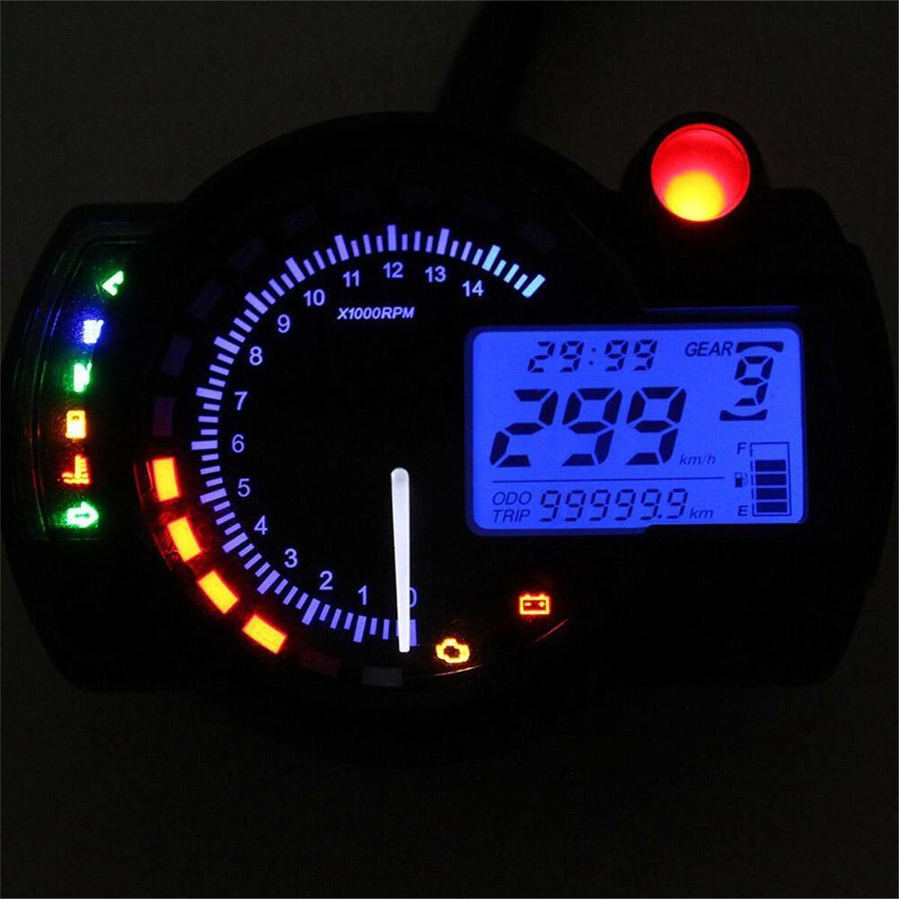 （In Stock）Motorcycle Universal Instrument In 7 Colors Waterproof ...