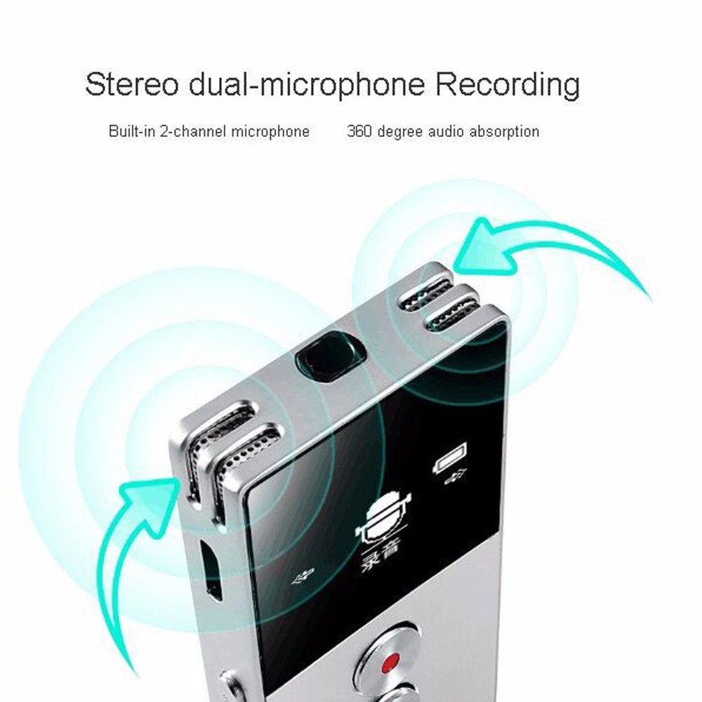 เครื่องบันทึกเสียงสเตอริโอ SK-222 ความจุภายใน8GB พร้อม FM MP3 WAV ...