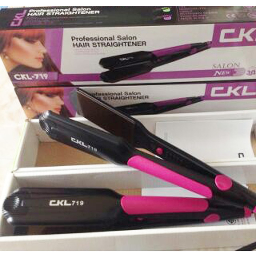 Real StockCKL เครื่องหนีบผมตรงหน้ากว้าง ร้อนเร็ว ปรับอุณหภูมิได้ 5 ระดับ CKL 719 ครื่องหนีบผม ...