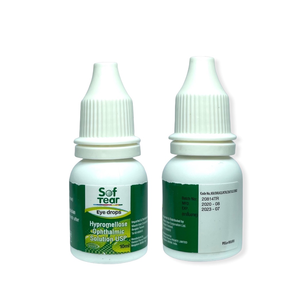Sof tear ซอฟท์ เทียร์ 10 mL 1 ขวด (ขวดใหญ่) หมดอายุ072023 - khunsawi - ThaiPick