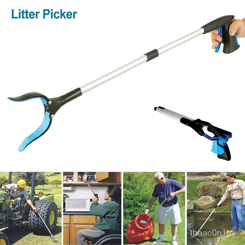 【new】New Litter Pick Up Extra Long Arm High Reach Picker Grabber ...