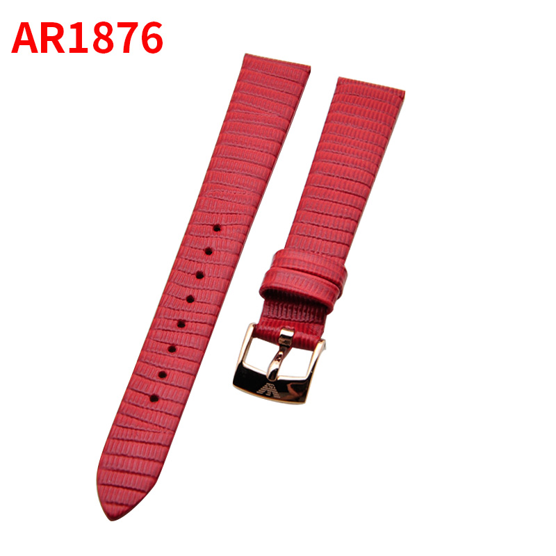 ⚡ぢสายนาฬิกาข้อมือ Armani สายหนังแท้รุ่น14mm ทดแทน ar1876/1726/1757/1681 ...