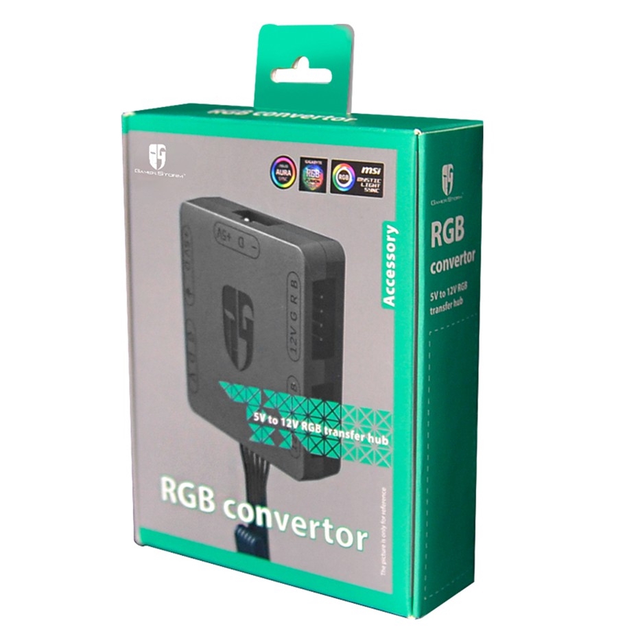 DEEPCOOL RGB CONVERTOR HUB / ARGB 5V TO RGB 12V | Shopee Thailand