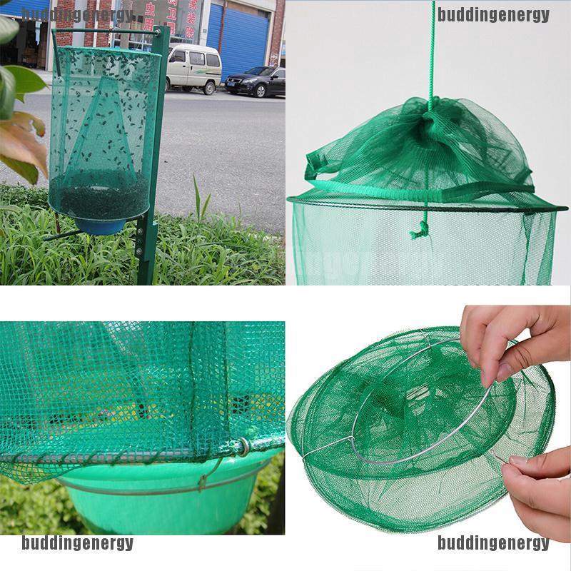 [Outdoor&Home]Reusable Green Fly Catcher Killer Cage Net Trap Insert ...