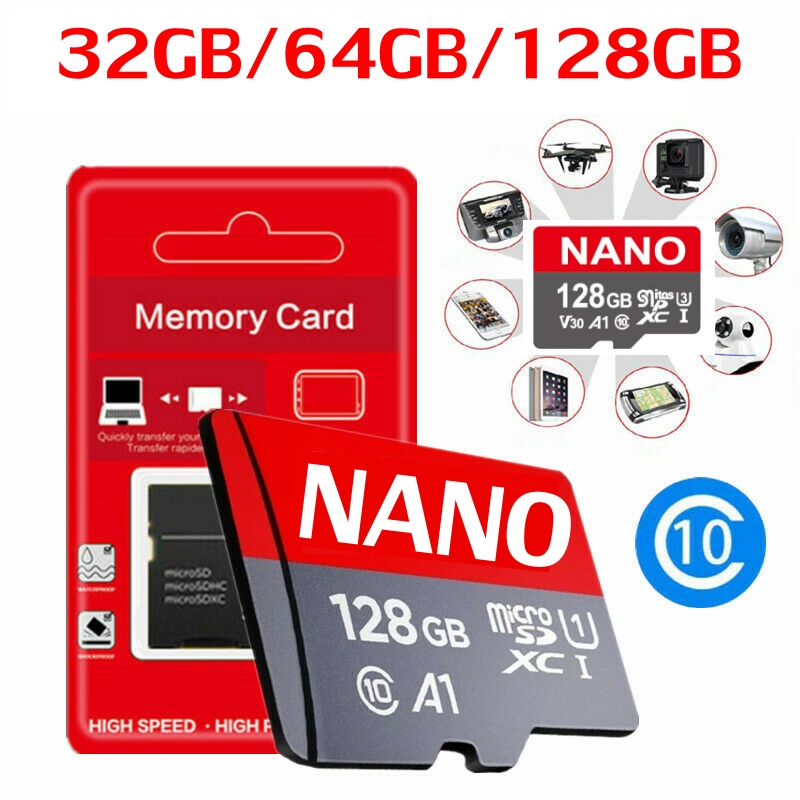 Nanotech Micro SD card Class10 U3 8GB,16GB,32GB,64GB,128GB⚡️⚡️ เมมโมรี่ ...