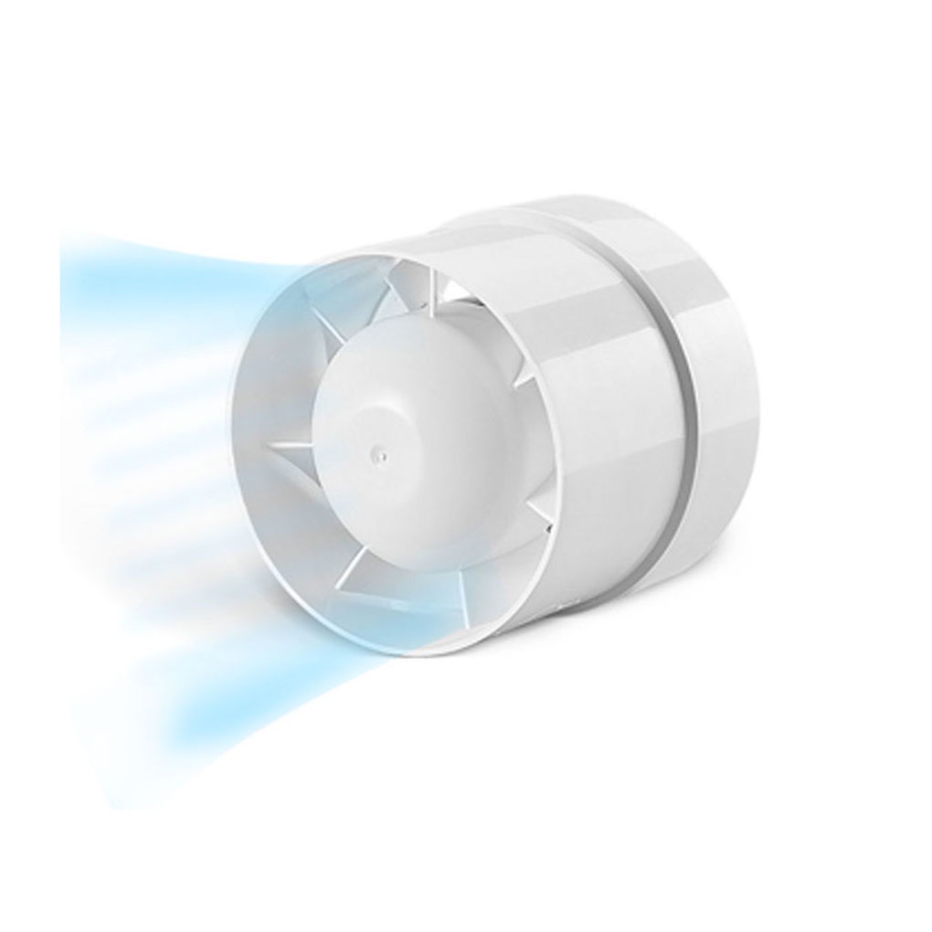 huite220V 4 Inch Inline Duct Fan Noiseless Energy Saving Lightweight UV ...