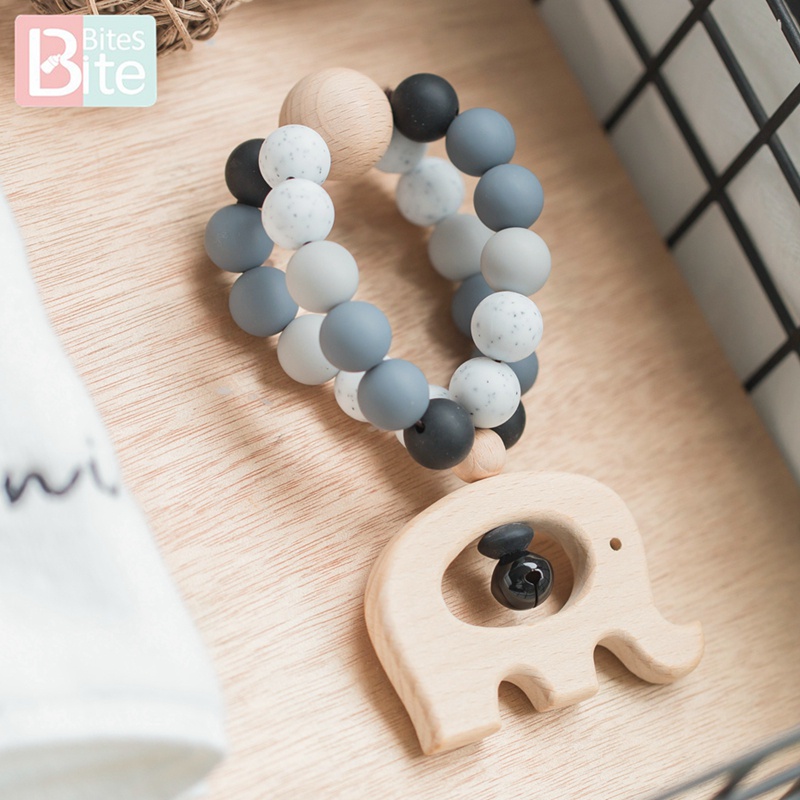 Bite Bites 1PC Baby Rattle Toy Intelligence Grasping Hand Bell Rattle ...