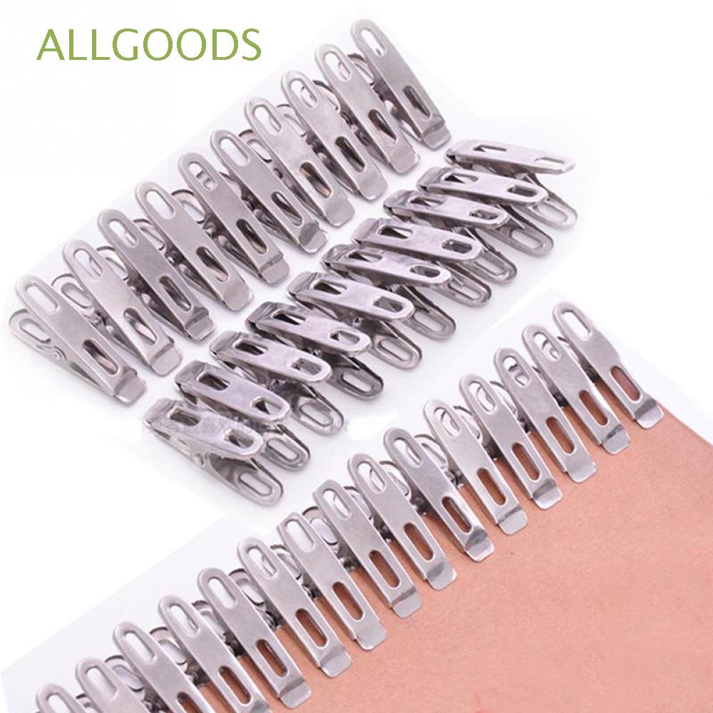ALLGOODS Metal Clothes Pins Stainless Steel Sealing Clip Clothes Pegs ...