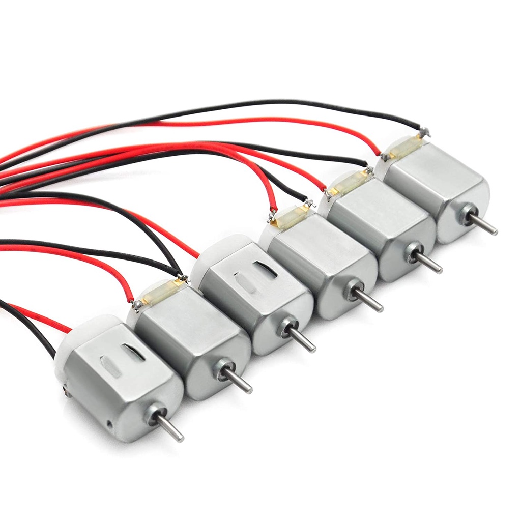 มอเตอร์ Motor DIY DC3V-5V พร้อมบัดกรีสาย15 cm(1ชิ้น) | Shopee Thailand