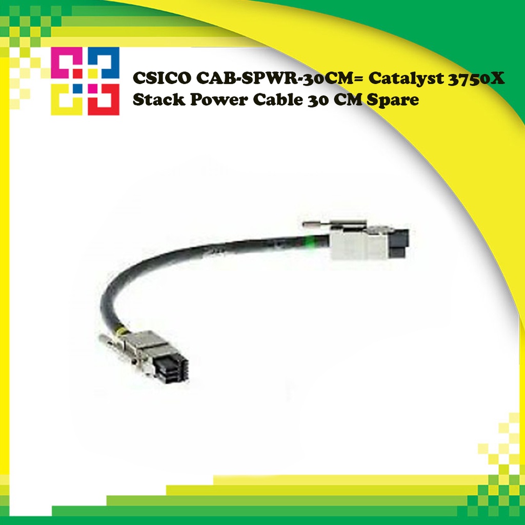 CISCO CAB-SPWR-30CM= Catalyst 3750X Stack Power Cable 30 CM Spare ...