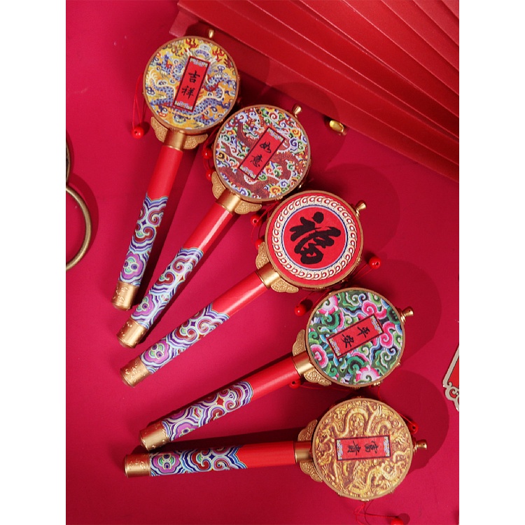 Traditional Rattle Drum Infant Children Hand Swinging Tambourine Gift ...