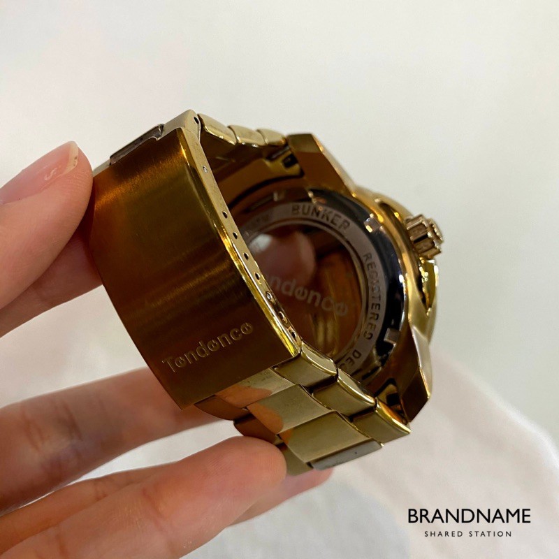 Tendence Bunker Gold นาฬิกาข้อมือ ของแท้ 100% มือสอง สภาพดี ...
