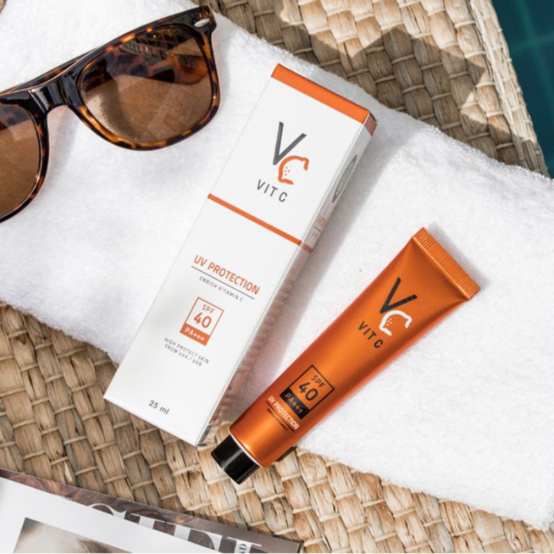 ครีมกันแดด VC Vit C UV Protection SPF40PA+++ | Shopee Thailand