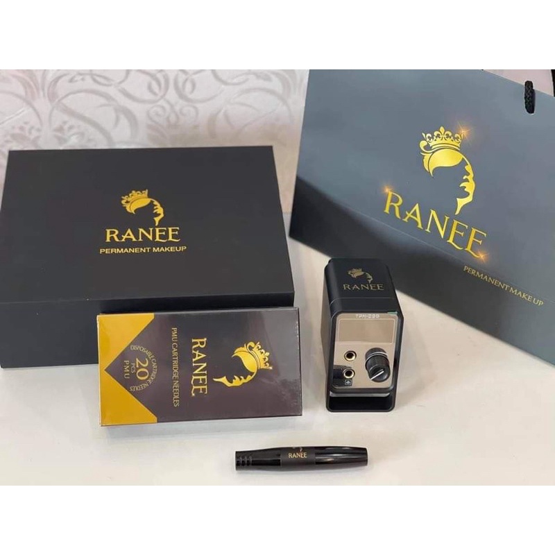 เครื่องสักคิ้ว ราคาถูก RANEE เครื่องสัก รานี V2 เครื่องสักคุณภาพรานี นิ่งเงียบ คิ้วสโตรก ลายเส้น ...