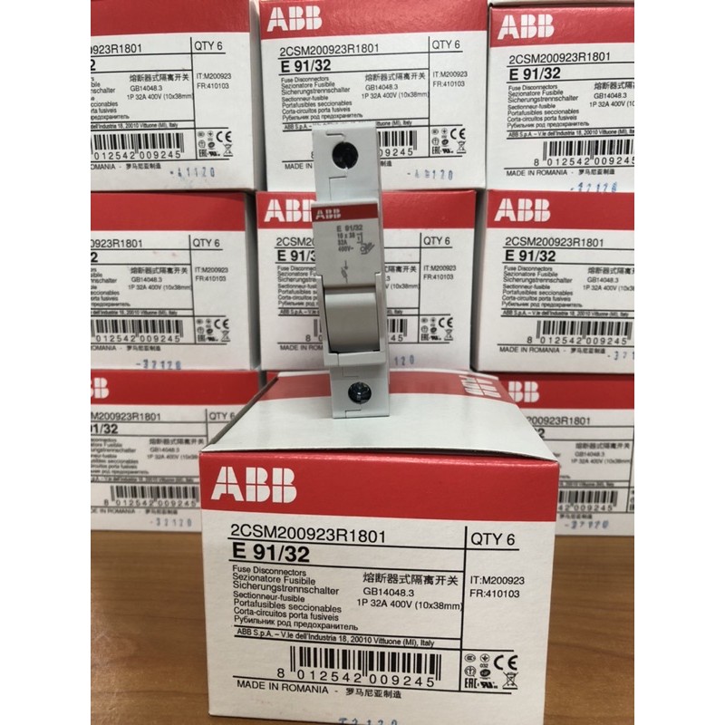 ฐานฟิวส์ 10x38 รุ่น E91/32 ABB ไม่มีลูกฟิวส์ | Shopee Thailand