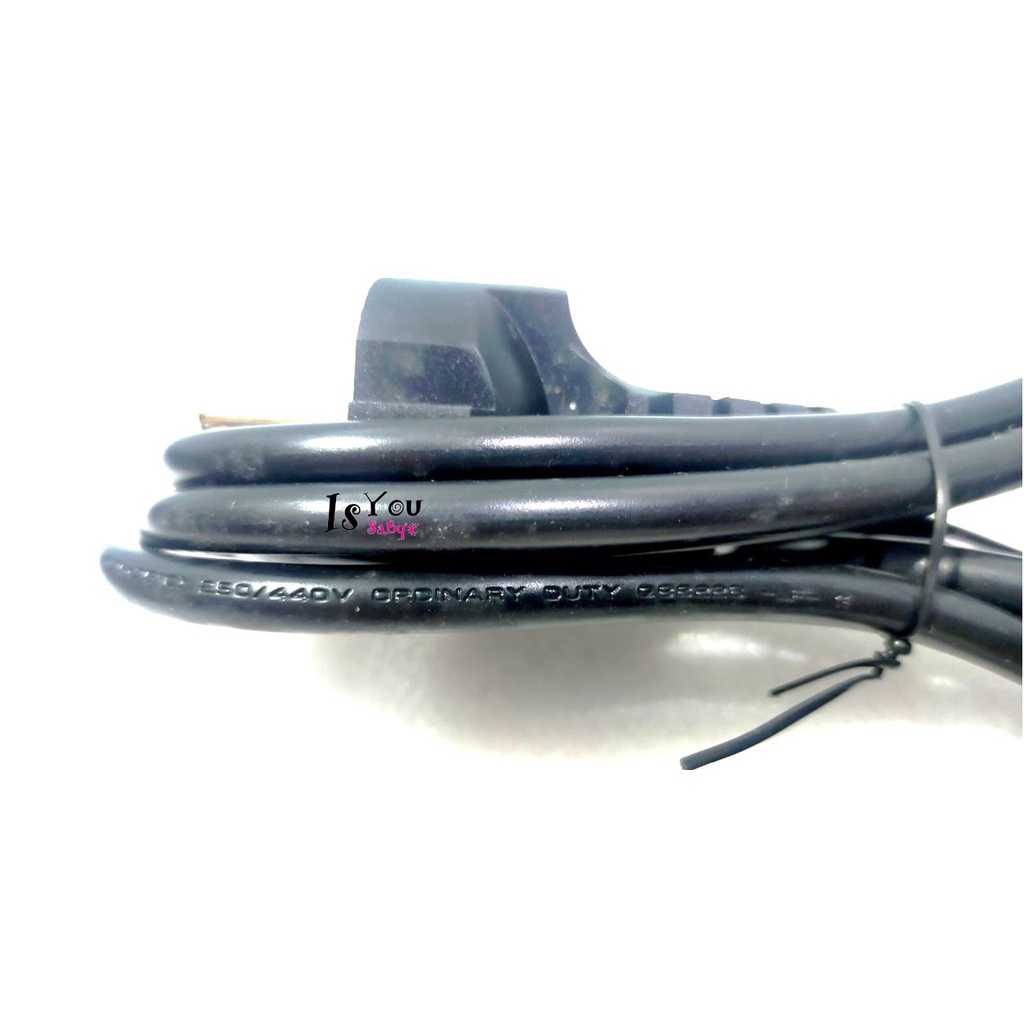 สายไฟ I-SHENG SP-022 IS-17 สายไฟกลม 2 ขาสายไฟ AC สายไฟยุโรปเสียบ Schuko ...