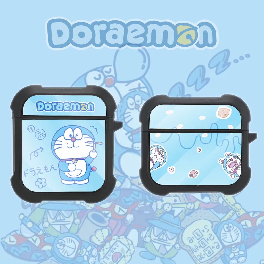 2022 ใหม่ AirPod 3 Doraemon (เปลือกแก้ว, สองด้านข้าง) กรณี, AirPod ...