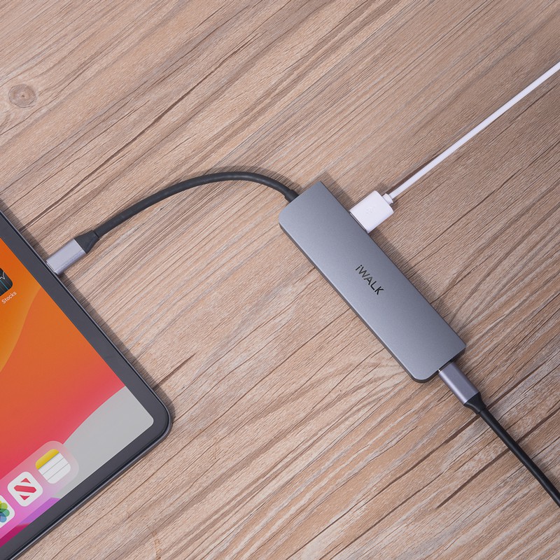 iWALK 7-in-1 Type C Hub อุปกรณ์แปลงสัญญาณ Type C แบบ 7 in 1 to HDMIUSB ...