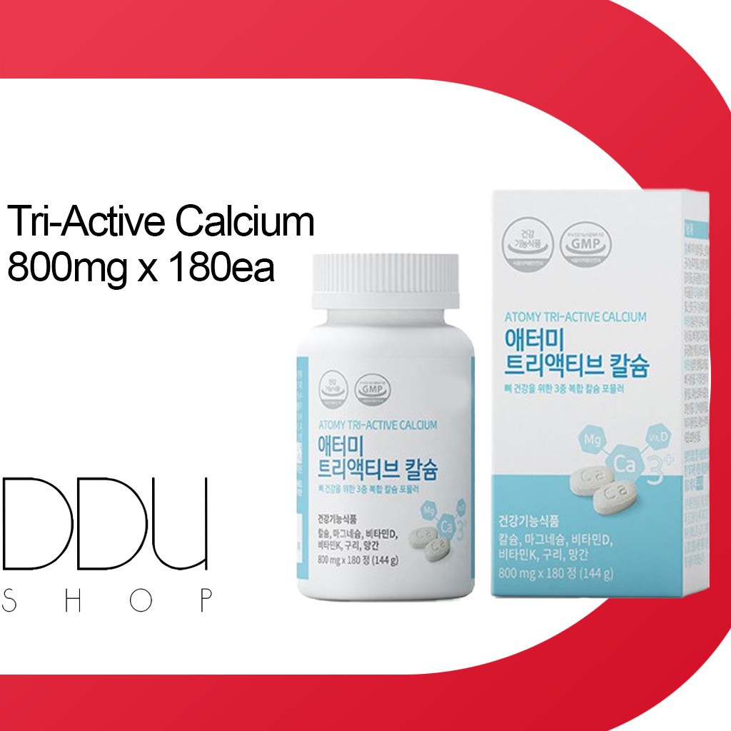 Tri-Active Calcium 800mg x 180 Tablets / 144g yImQ | Shopee Thailand