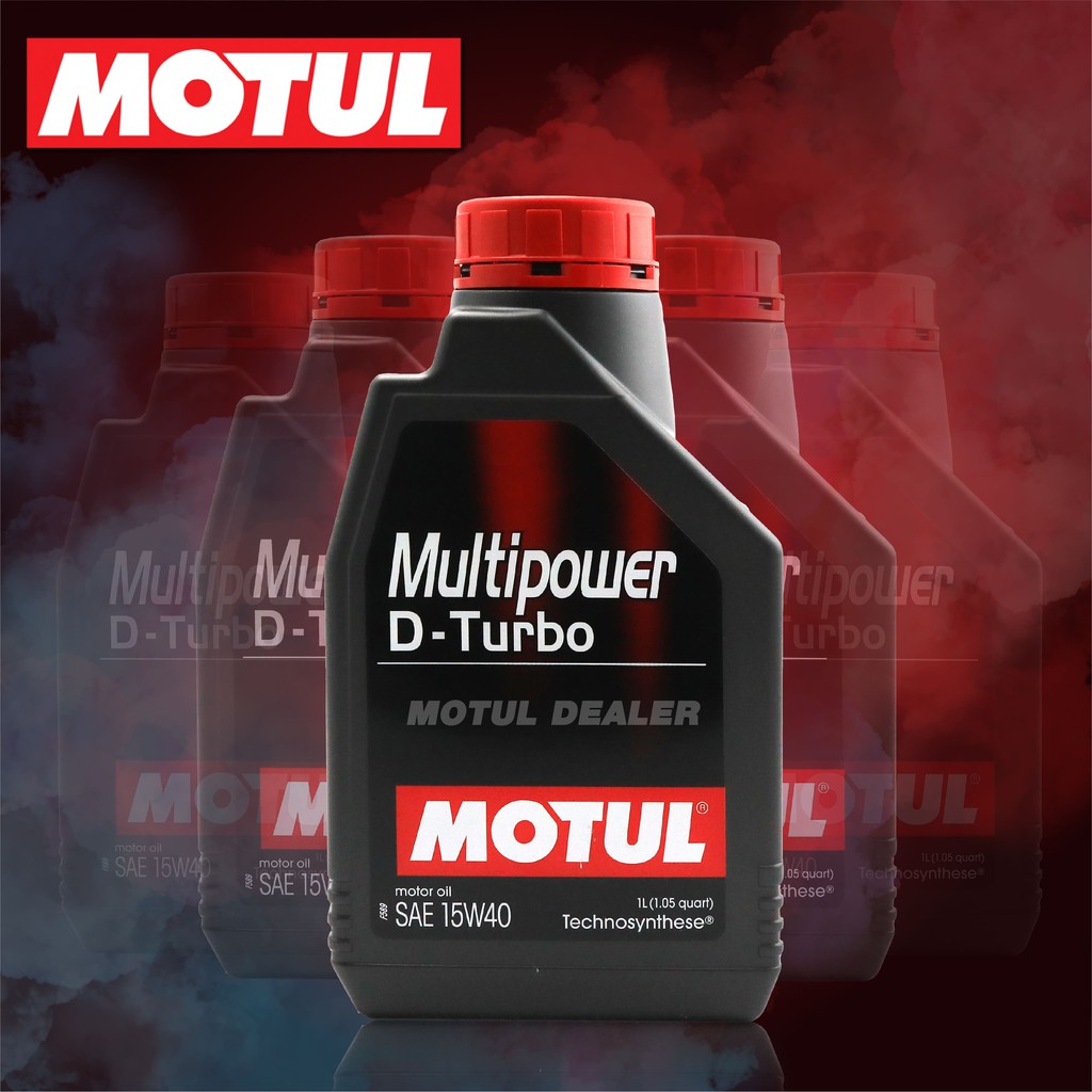 น้ำมันเครื่องรถยนต์สังเคราะห์ MOTUL MULTIPOWER D-TURBO 15W40 ขนาด 1 ...