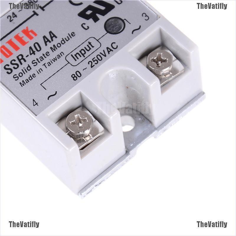 รีเลย์โซลิดสเตท ssr - 40 aa 40 a ac relais 80-250 vac ac ss r ...