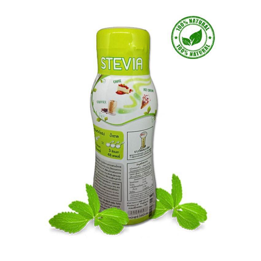 Green Sweet หญ้าหวาน ไซรัป Stevia Syrup น้ำเชื่อม หญ้าหวาน (340 กรัม ...