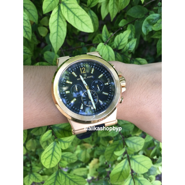 MK8445 size 48 mm. หน้าปัดสีดำ สายดำ ซิลิโคน รุ่นขายดี ราคามิตรภาพ sale ...